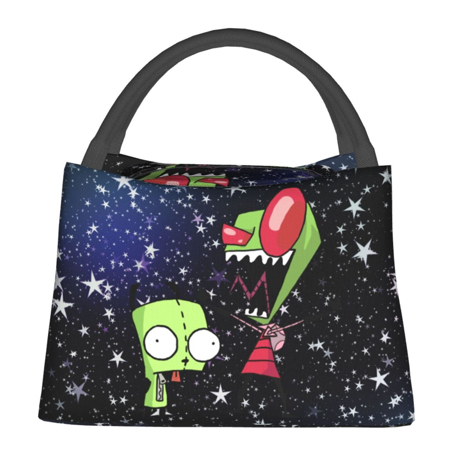Invader Zim Lunch Bag Portable Reusable Tote Bag Lunch Box Insulated ...