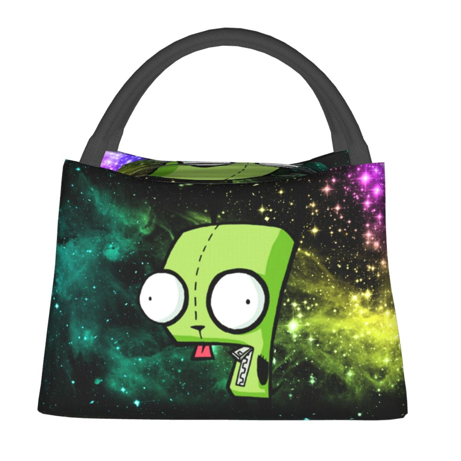 Invader Zim Lunch Bag Portable Reusable Tote Bag Lunch Box Insulated ...