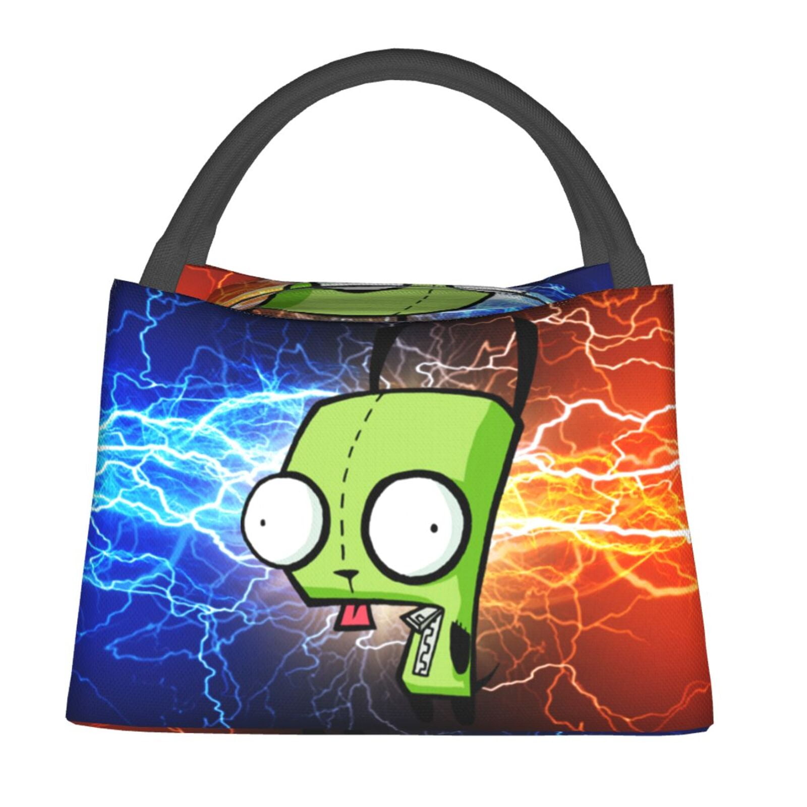 Invader Zim Lunch Bag Portable Reusable Tote Bag Lunch Box Insulated ...