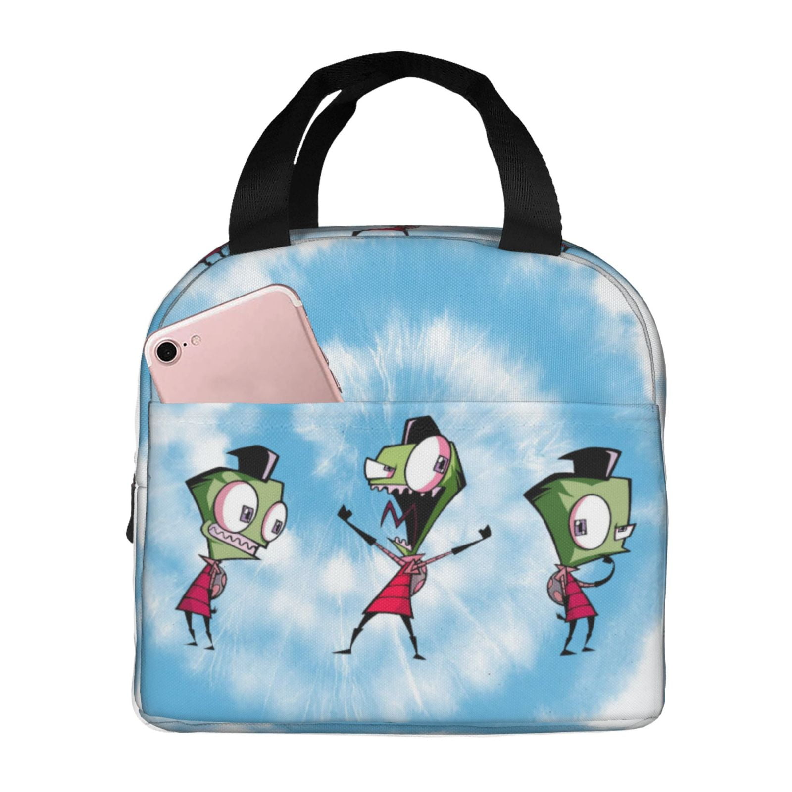 Invader Zim Lunch Bag Reusable Portable Lunch Box Insulated Thermal ...