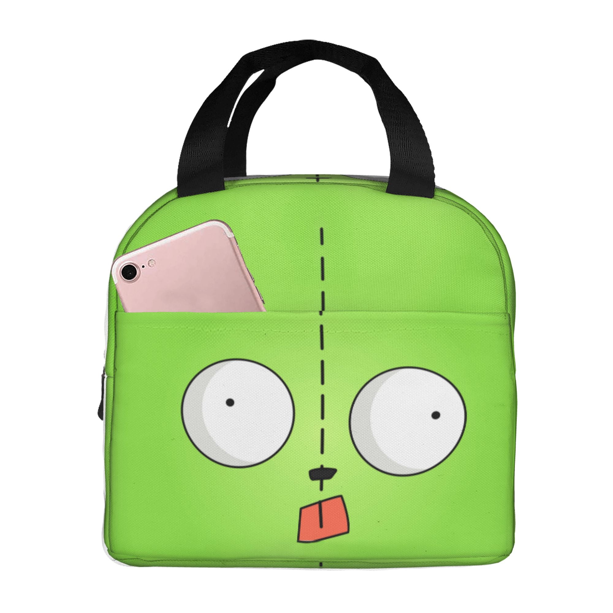 Invader Zim Lunch Bag Tote Bag Insulated Lunch Box Picnic Beach Fishing ...