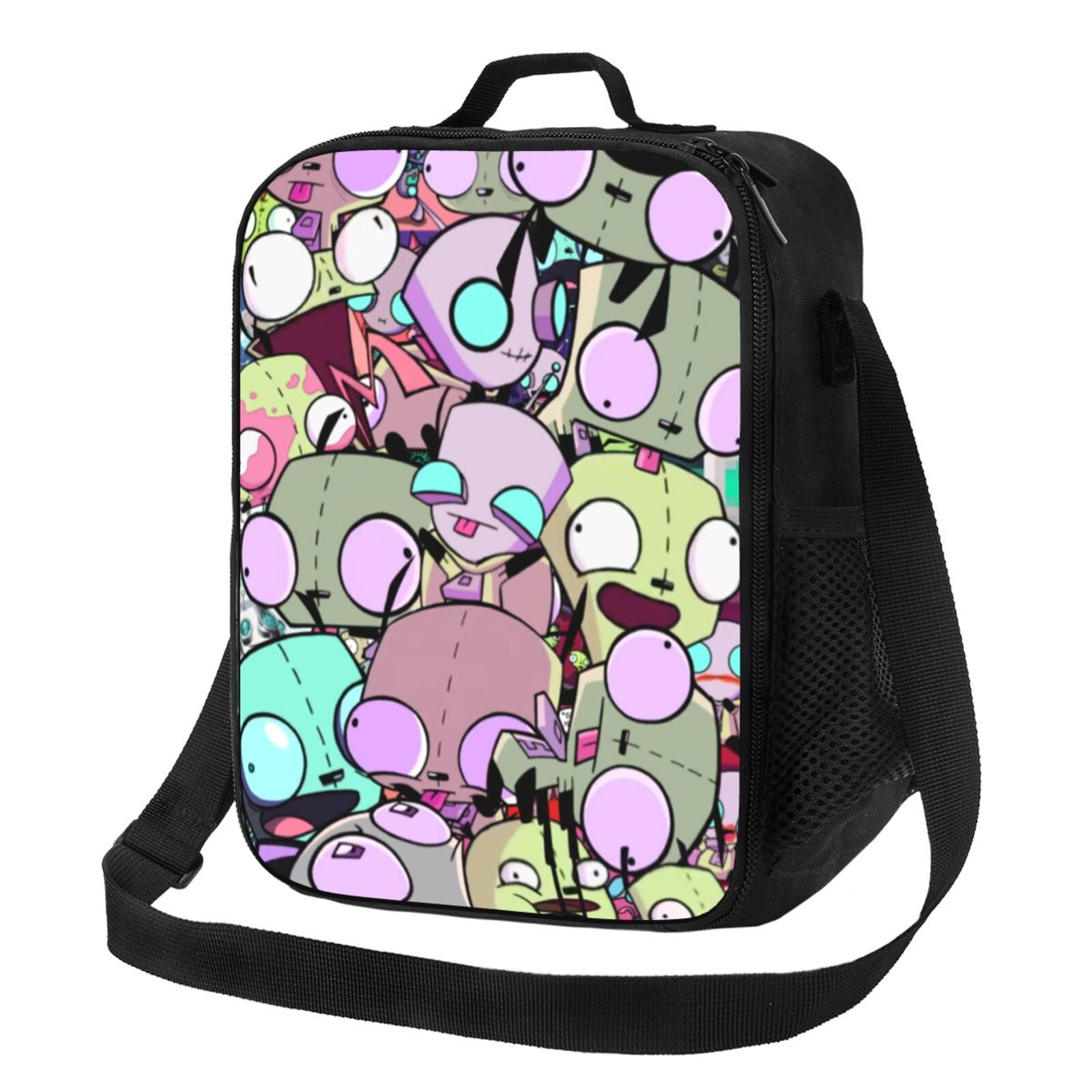 Invader Zim Lunch Bags Insulated Lunch Box Container Adjustable Cooler ...