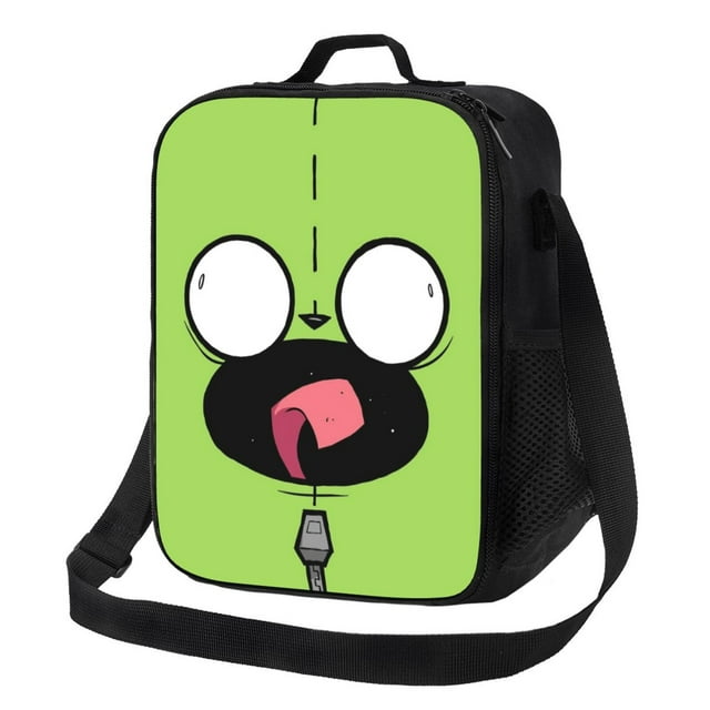 Invader Zim Lunch Bags Insulated Lunch Box Container Adjustable Cooler ...