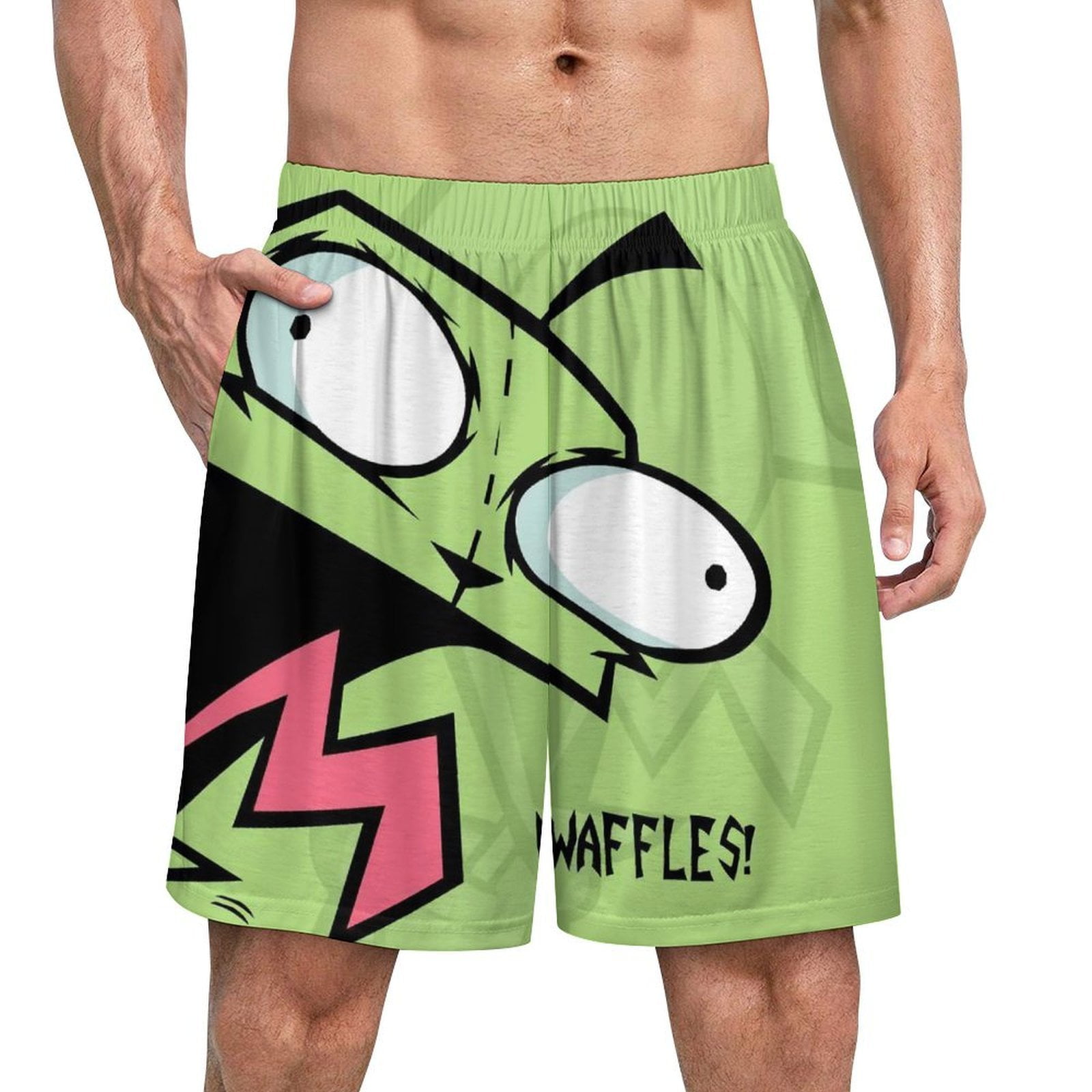 Invader Zim Men's Sleepwear Shorts Pajama Bottom Lounge Sleep Pajama ...