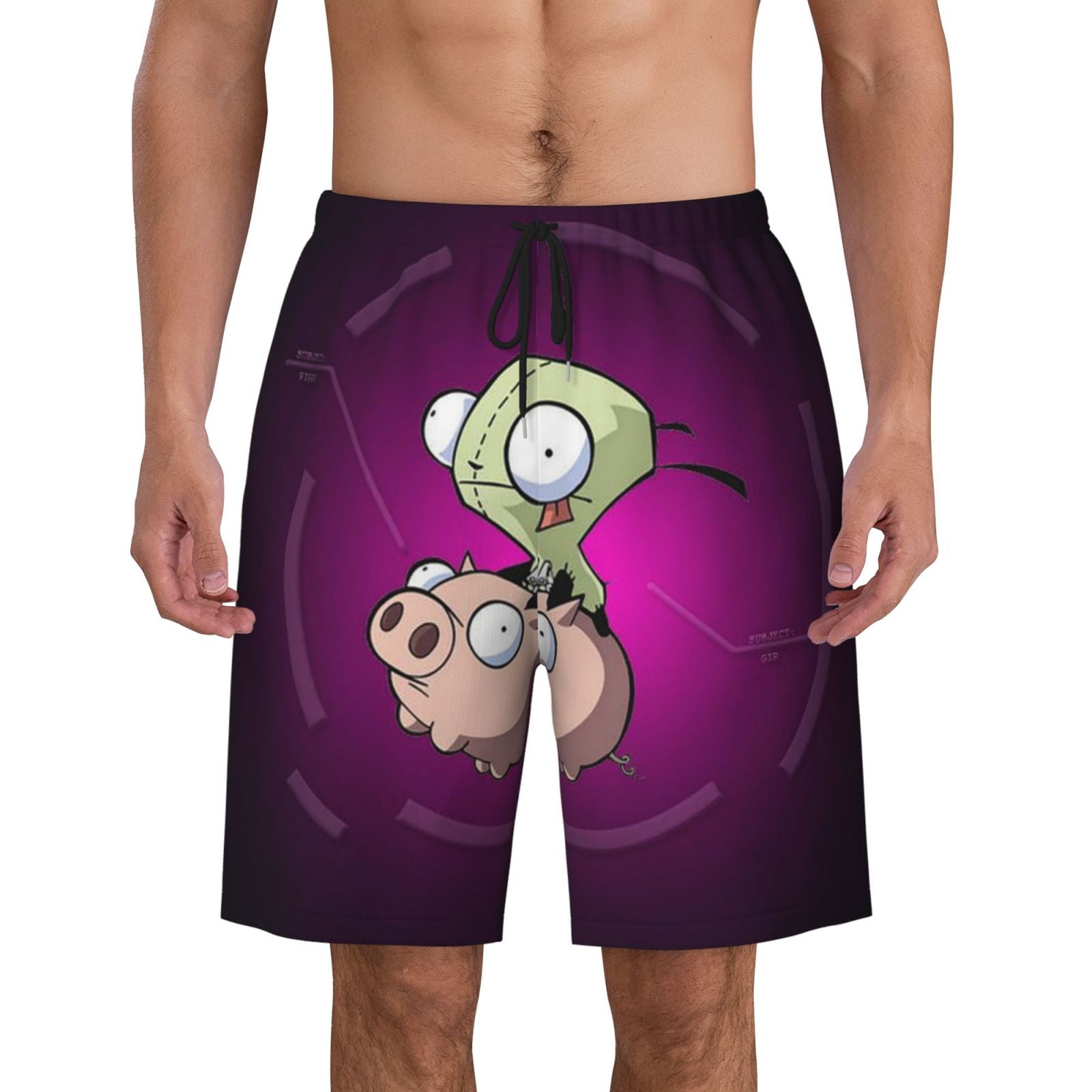 Invader Zim Men's Swim Trunks Quick Dry Board Shorts Bathing Suit ...