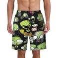 Invader Zim Men's Swim Trunks Quick Dry Board Shorts Bathing Suit ...