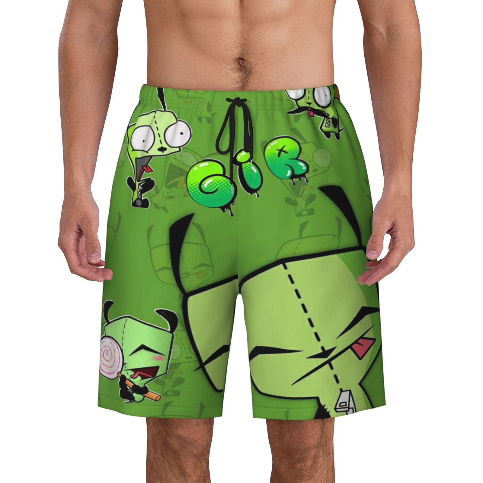 Invader Zim Men's Swim Trunks Quick Dry Board Shorts Bathing Suit ...