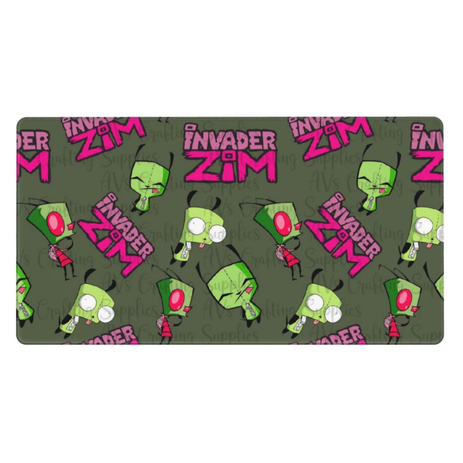 Invader Zim Mouse Pad 16x29.5 Inch Computer Keyboard Mouse Pad ...