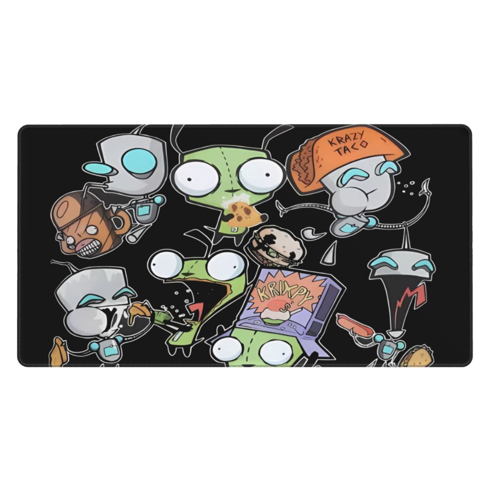 Invader Zim Mouse Pad 16x29.5 Inch Computer Keyboard Mouse Pad ...
