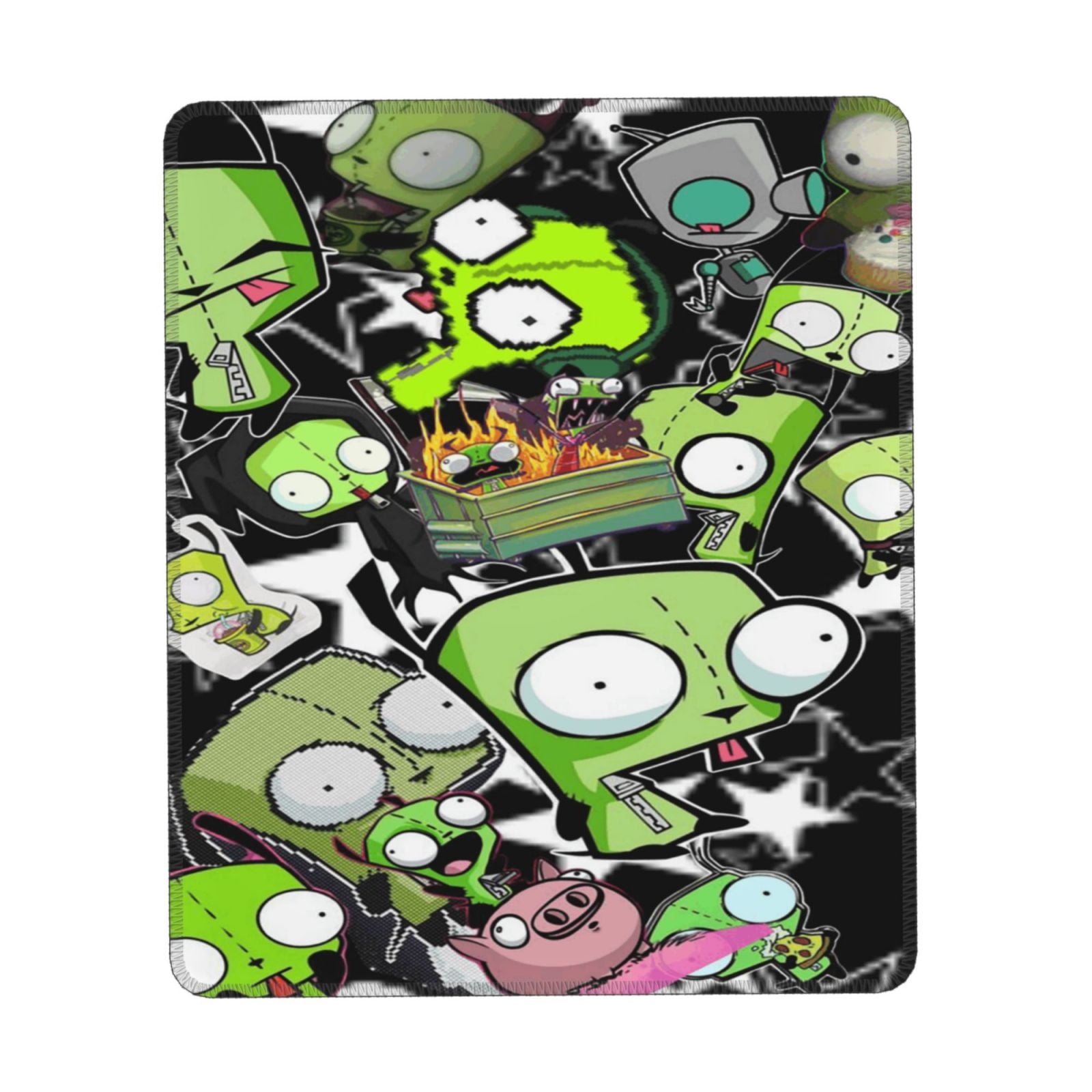Invader Zim Mouse Pad, Computer Mouse Mat, Waterproof Non-Slip Rubber ...
