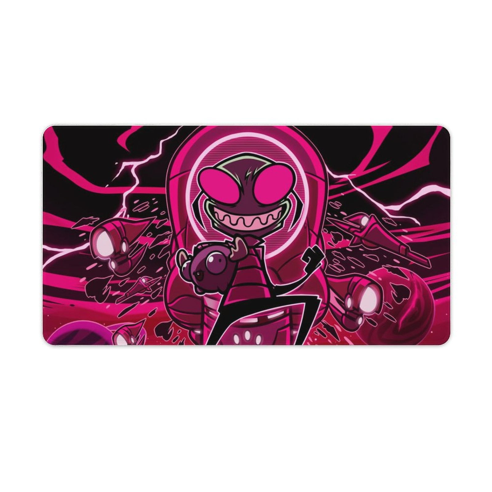 Invader Zim Mouse Pad Extended Gaming No-sliped Large Desk Mat Stitched ...