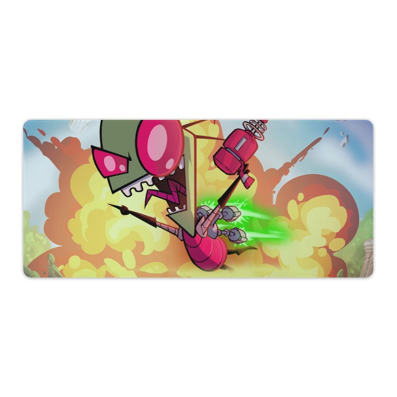 Invader Zim Mouse Pad Extended Gaming No-sliped Large Desk Mat Stitched ...