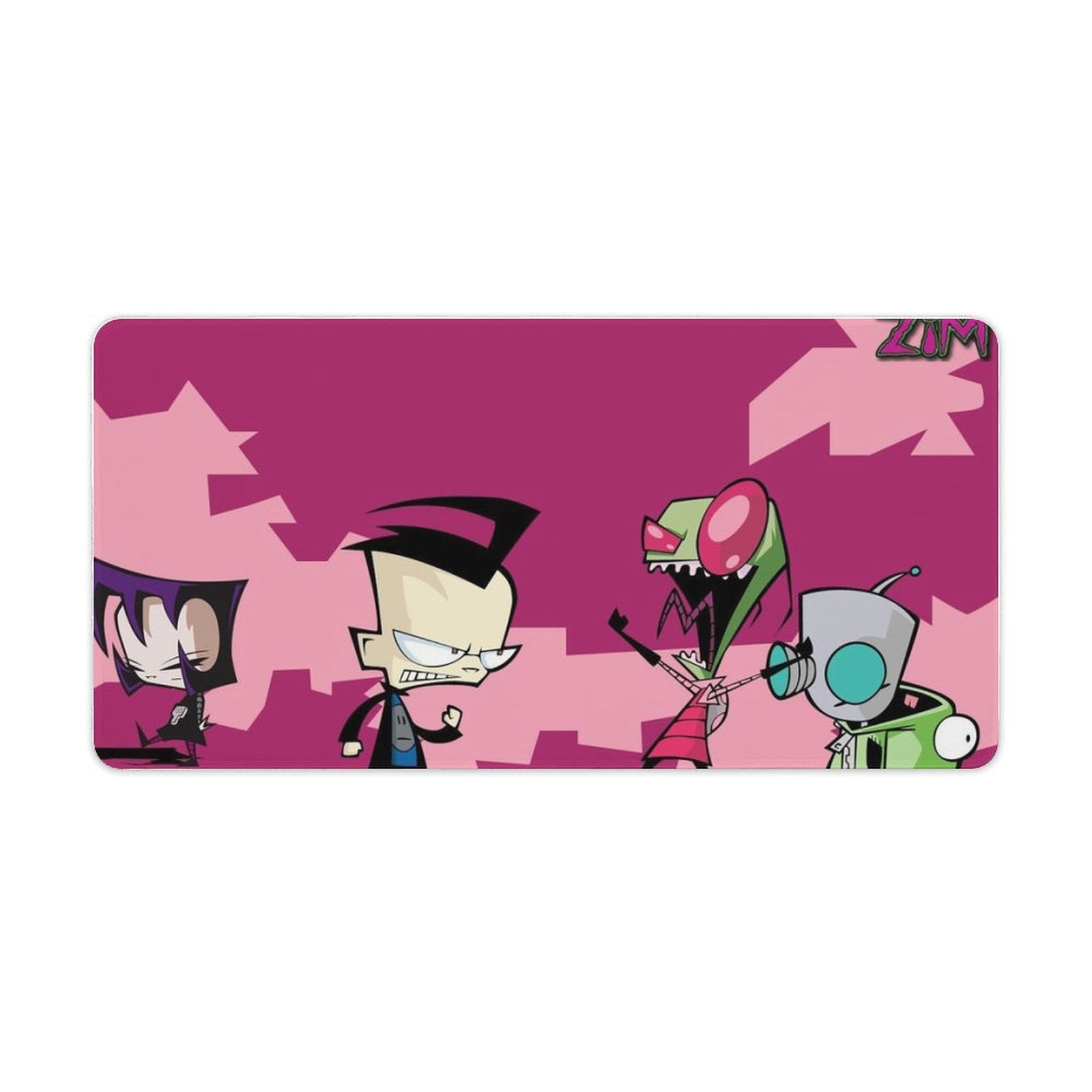 Invader Zim Mouse Pad Extended Gaming No-sliped Large Desk Mat Stitched ...