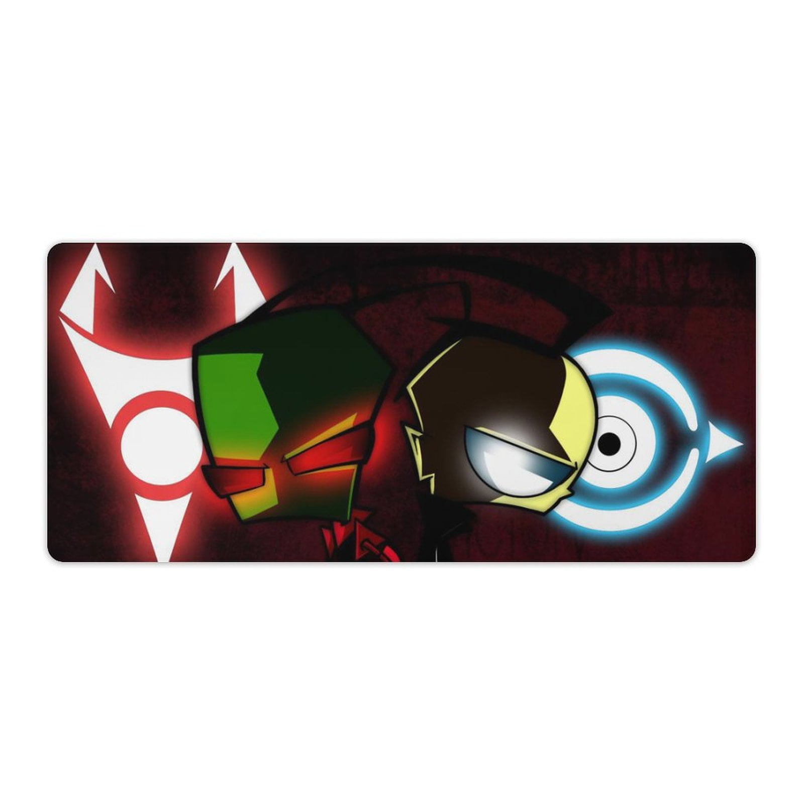 Invader Zim Mouse Pad Extended Gaming No-sliped Large Desk Mat Stitched ...