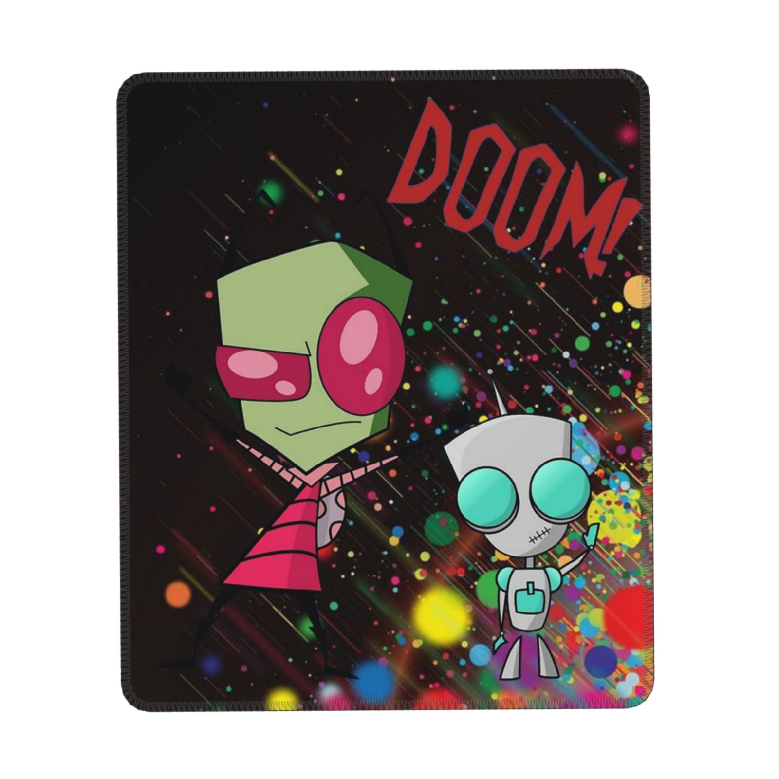 Invader Zim Mouse Pad Non-Slip Rubber Desktop Mousepads 10 X 12 Inch ...