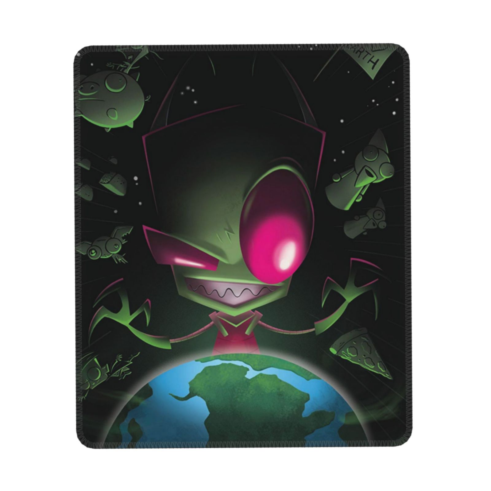 Invader Zim Mouse Pad Non-Slip Rubber Desktop Mousepads 7.9 X 9.5 In ...