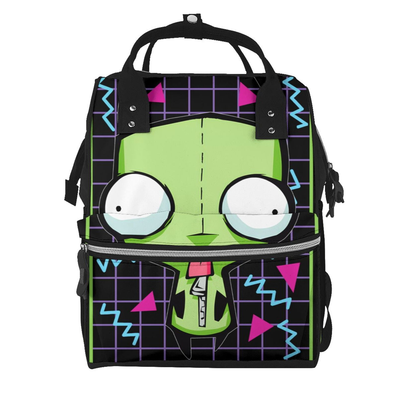 Invader Zim Mummy Diaper Bag Backpack Casual Shoulder Bags Travel ...