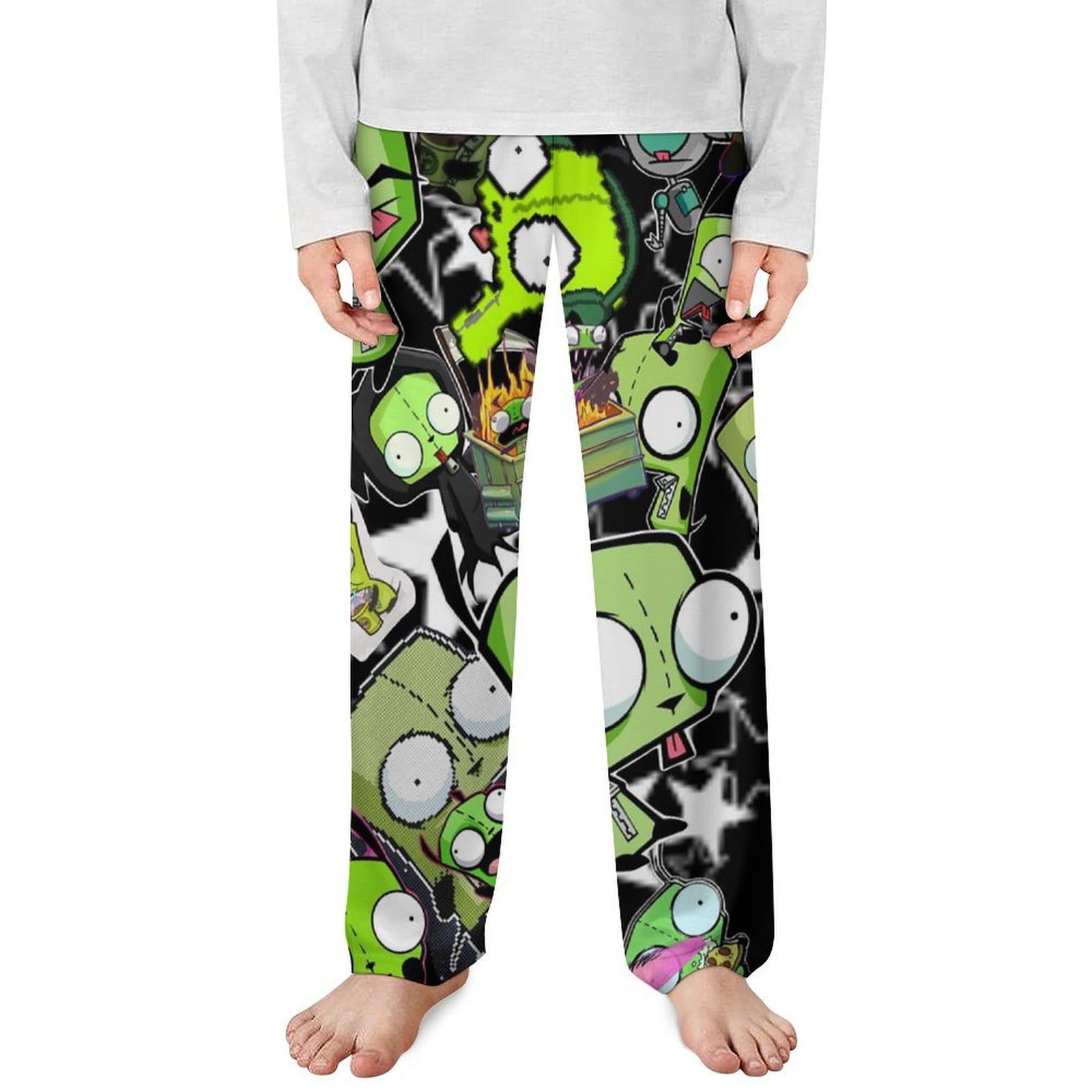 Invader Zim Pajama Pants Long Sleep Pants Soft Elastic Waist PJ Bottoms ...