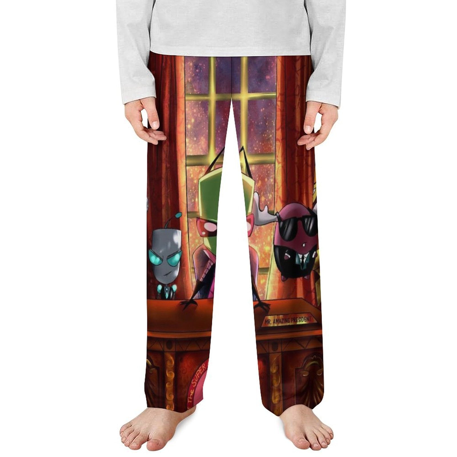 Invader Zim Pajamas Bottom Cartoon PJS Pants Sleepwear for Boys Girls ...