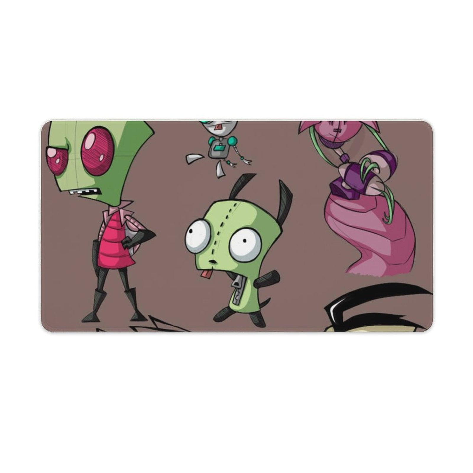Invader Zim Pattern Mouse Pad Extended Gaming No-sliped Large Desk Mat ...