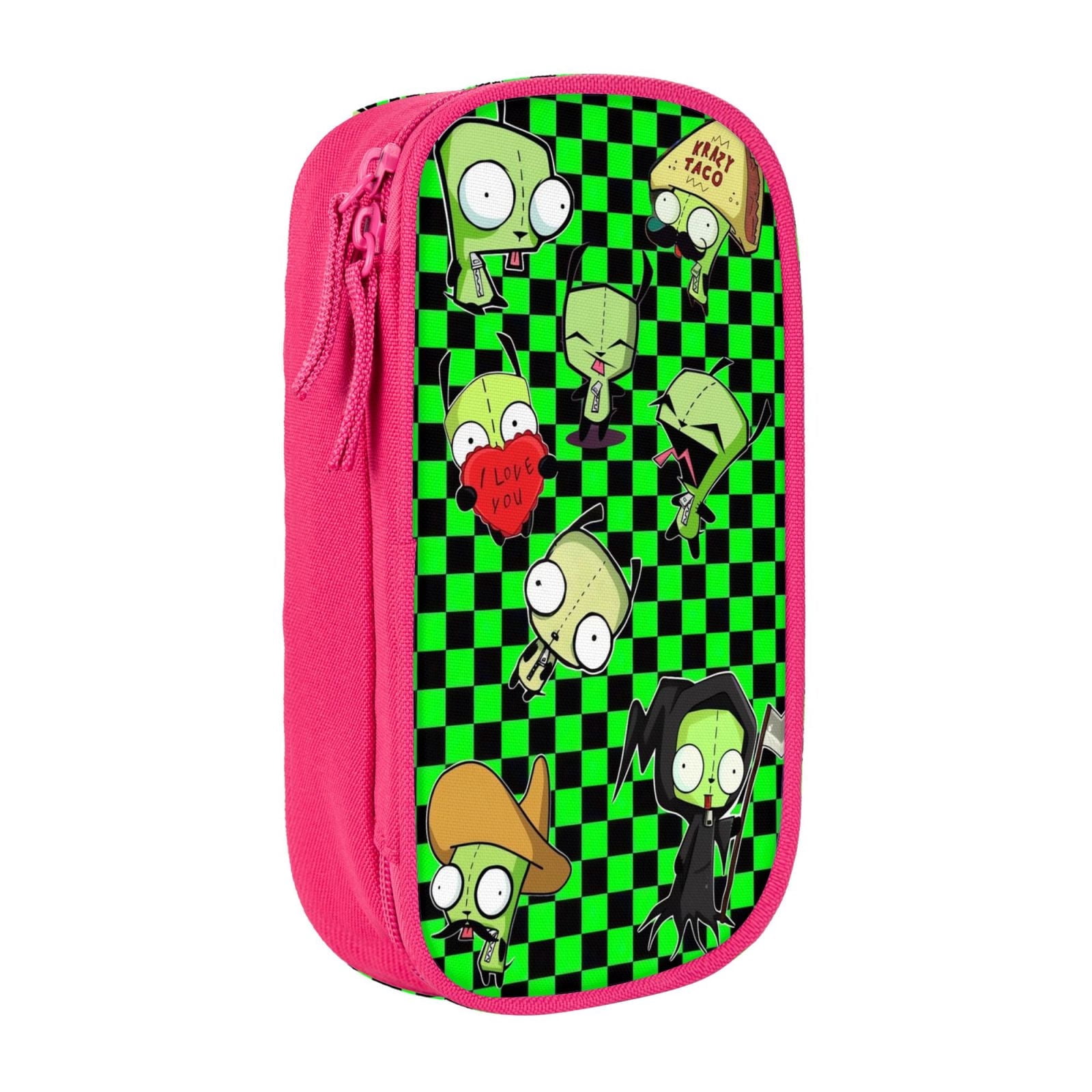 Invader Zim Pencil Case, Multipurpose Pencase ,Large Capacity Durable ...