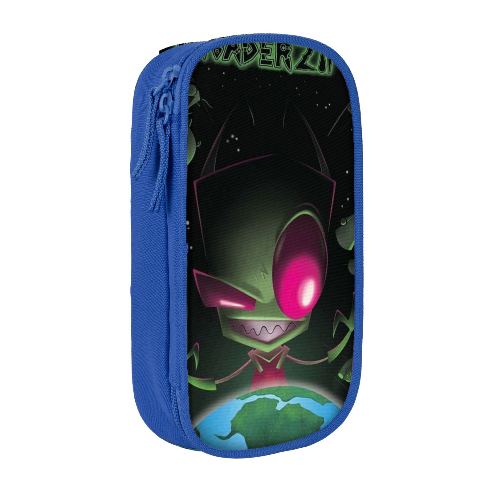 Invader Zim Pencilcase Large Capacity Pencase Double-layer Pen Bag ...