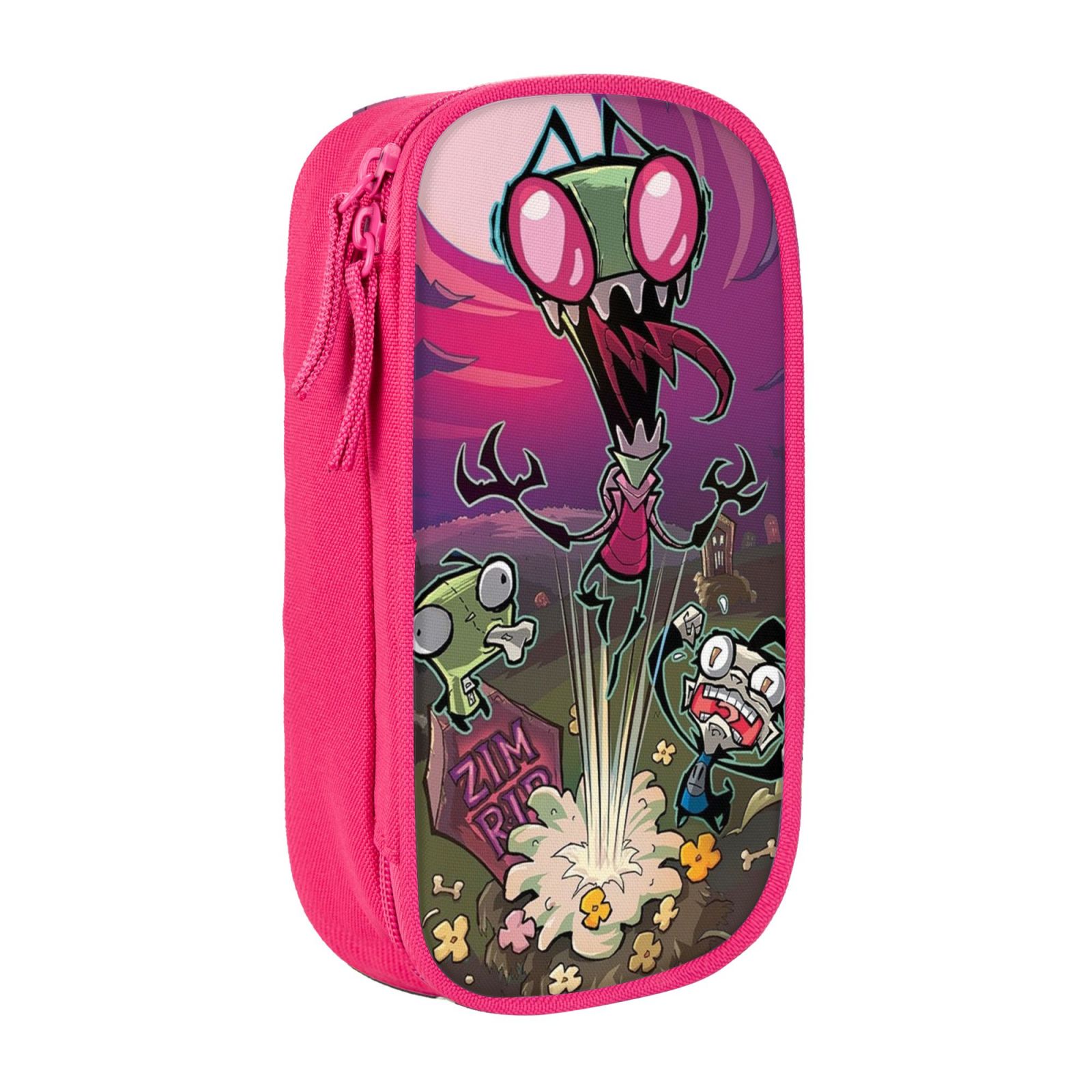 Invader Zim Pencilcase Large Capacity Pencase Double-layer Pen Bag ...