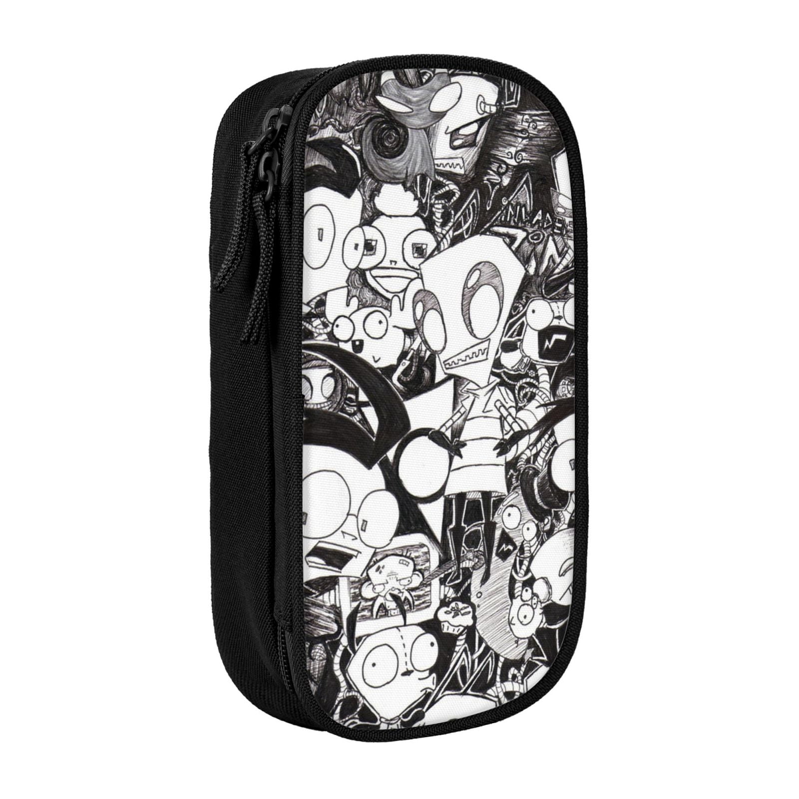 Invader Zim Pencilcase Large Capacity Pencase Double-layer Pen Bag ...
