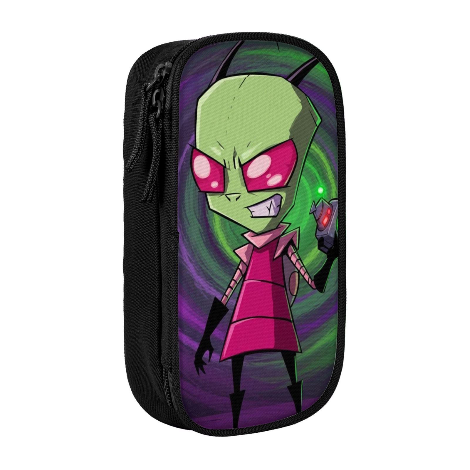Invader Zim Pencilcase Large Capacity Pencase Double-layer Pen Bag ...