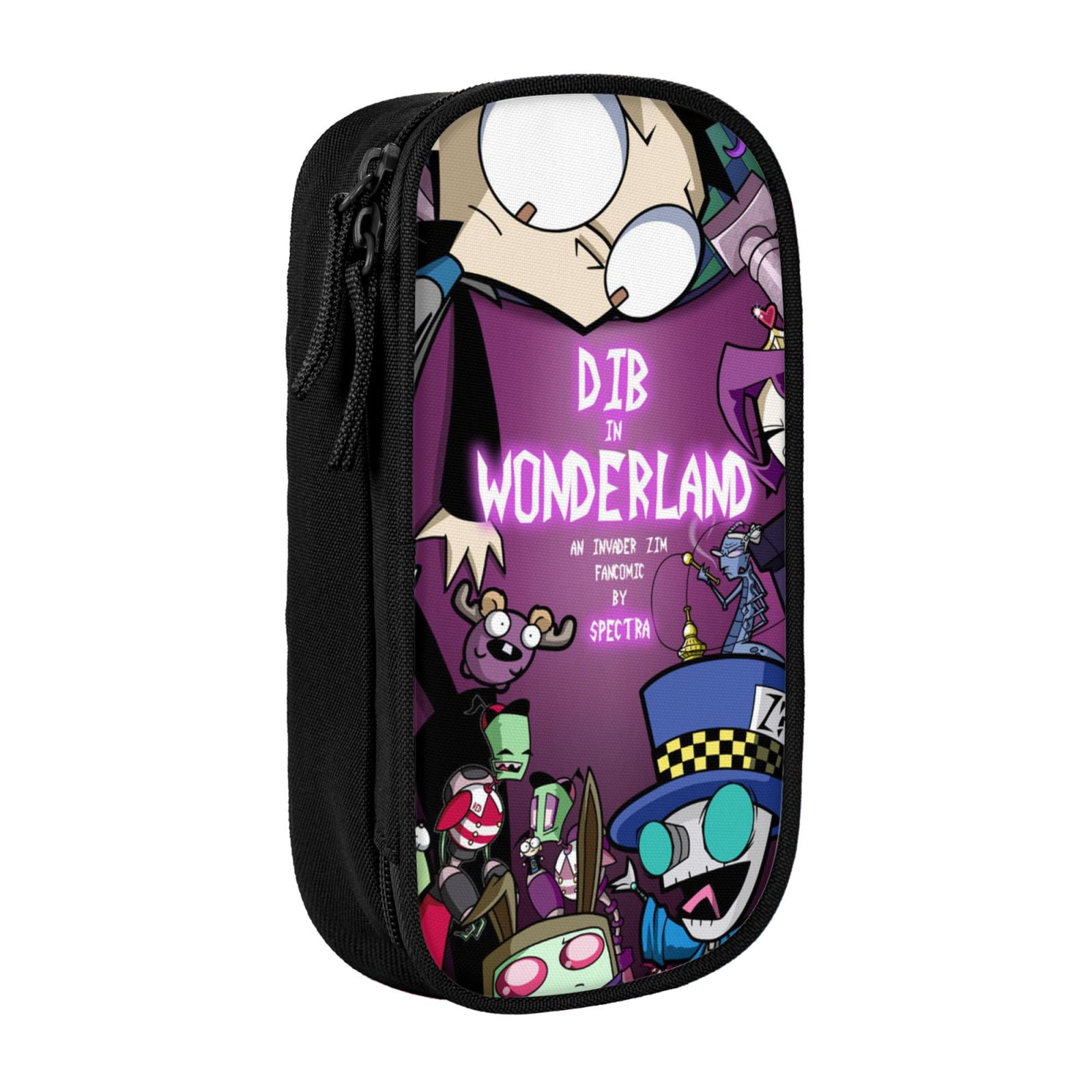 Invader Zim Pencilcase Large Capacity Pencase Double-layer Pen Bag ...