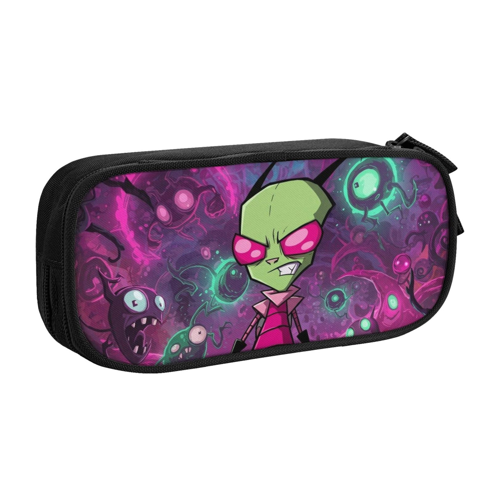 Invader Zim Pencilcase Large Capacity Pencase Double-layer Pen Bag ...