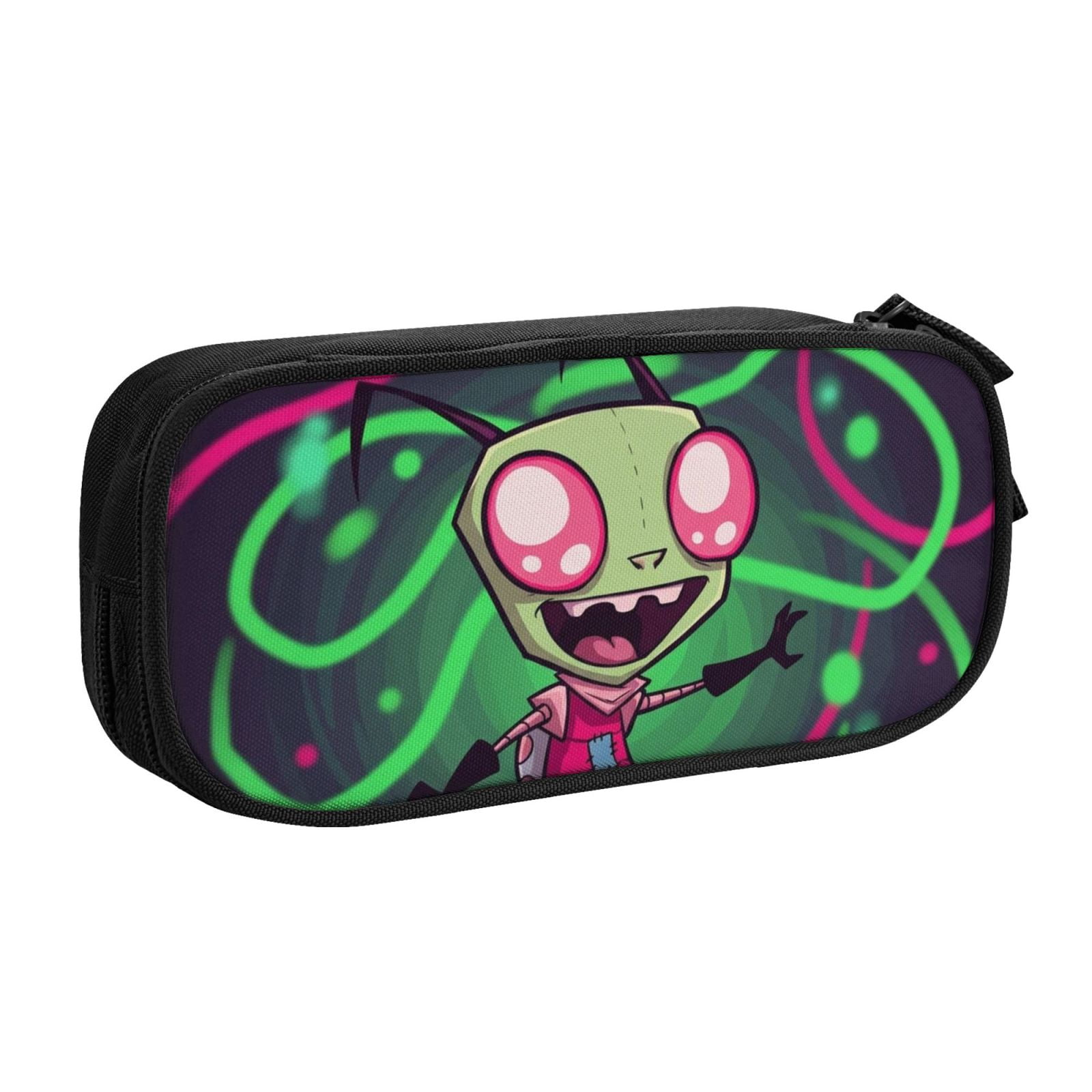 Invader Zim Pencilcase Large Capacity Pencase Double-layer Pen Bag ...