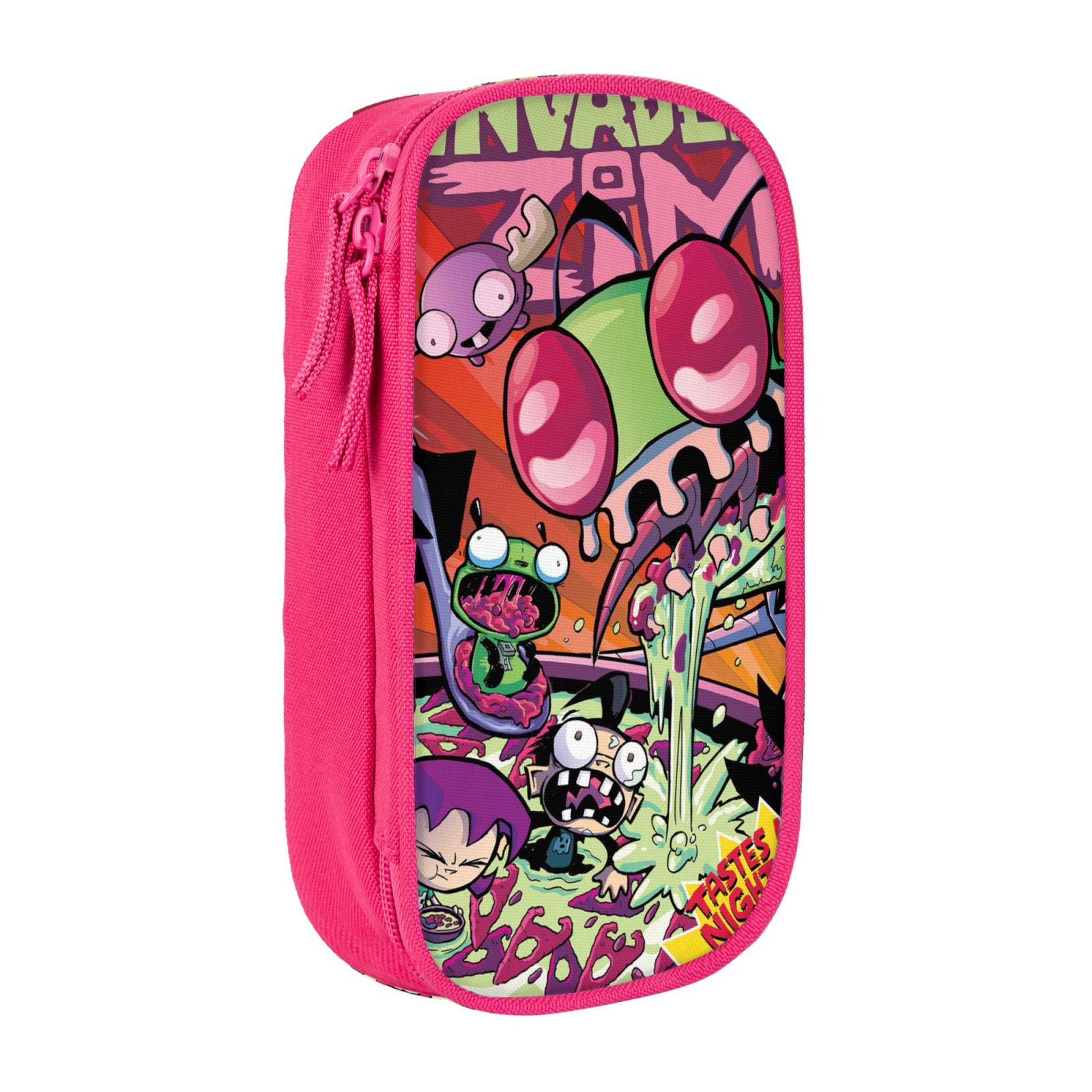 Invader Zim Pencilcase Large Capacity Pencase Double-layer Pen Bag ...