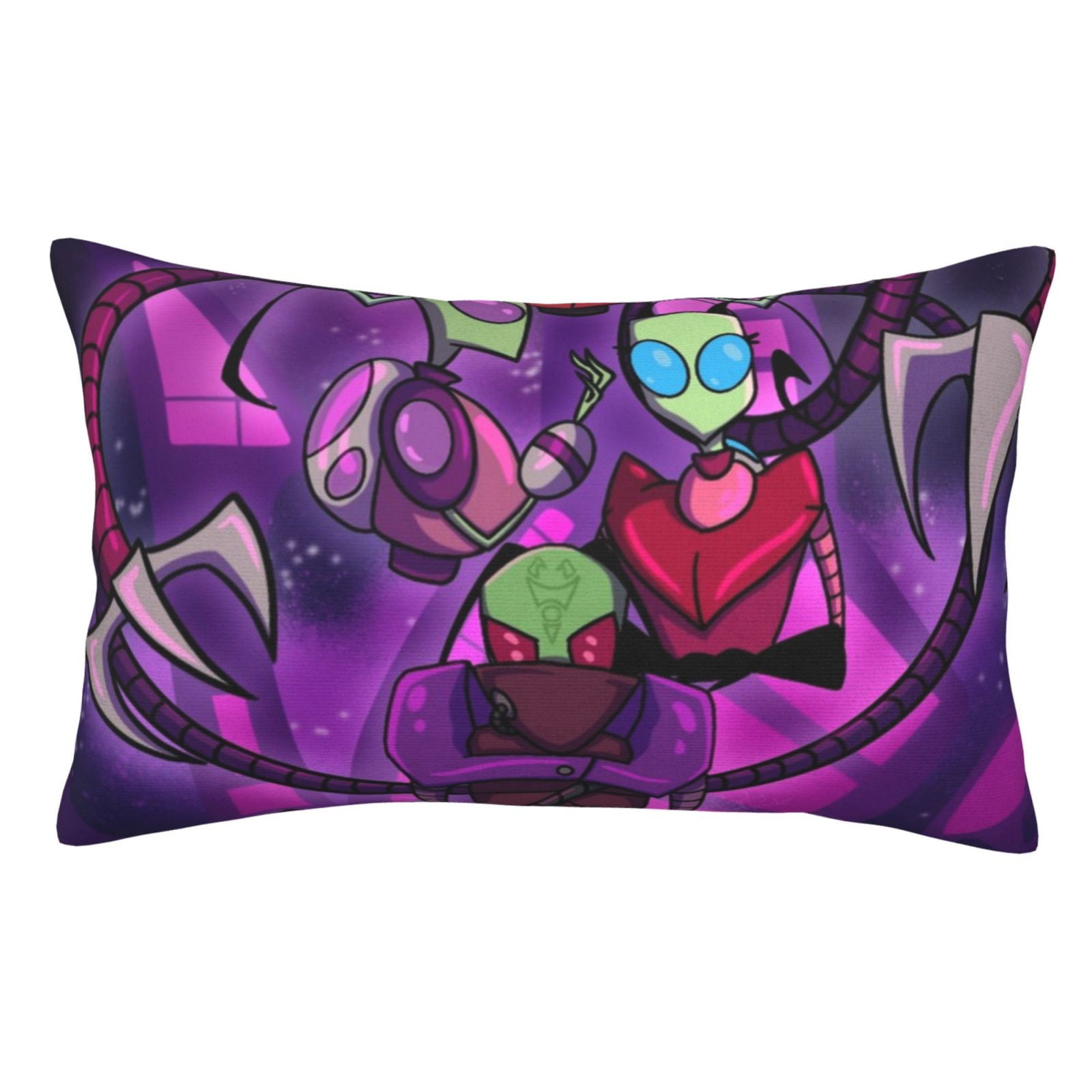 Invader Zim Pillowcase Cushion Pillow Covers With Hidden Zipper Pillow ...
