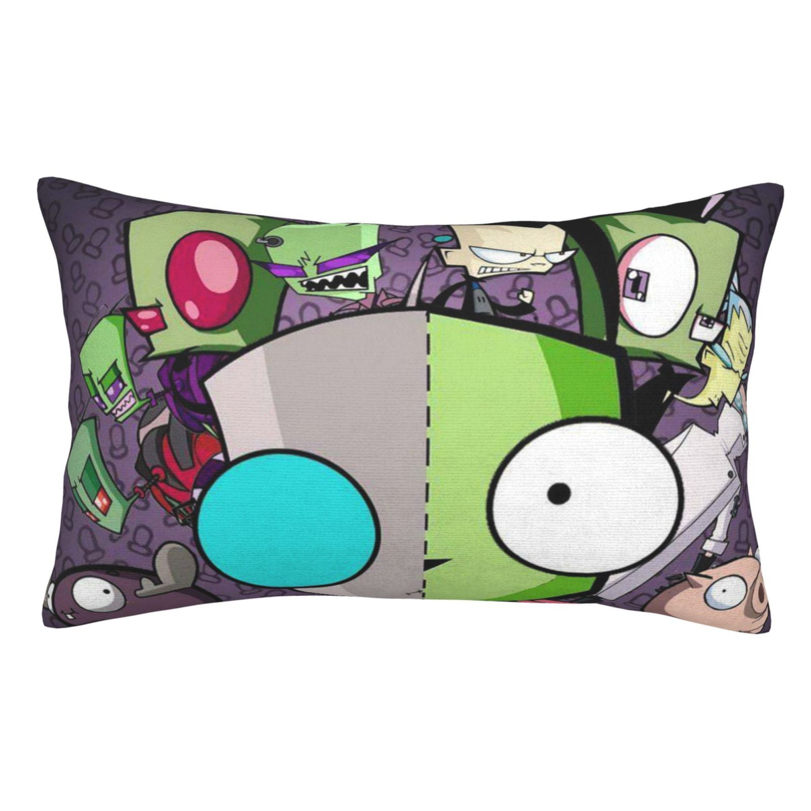 Invader Zim Pillowcase Cushion Pillow Covers With Hidden Zipper Pillow ...