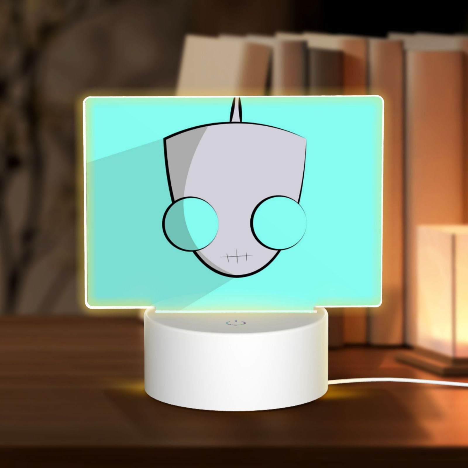 Invader Zim Planet Acrylic Night Light Adjustable 3 Light Modes USB ...