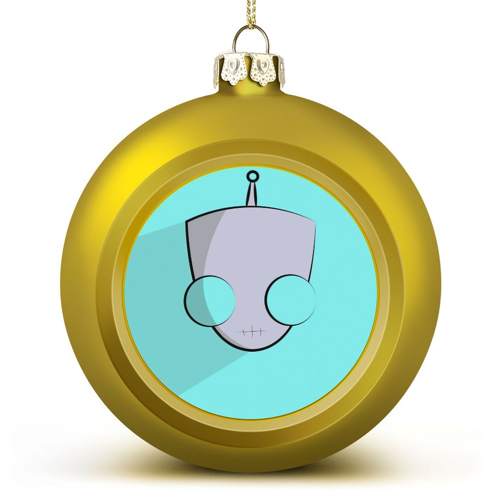 Invader Zim Planet Christmas Balls Sparkling Christmas Tree Hanging ...