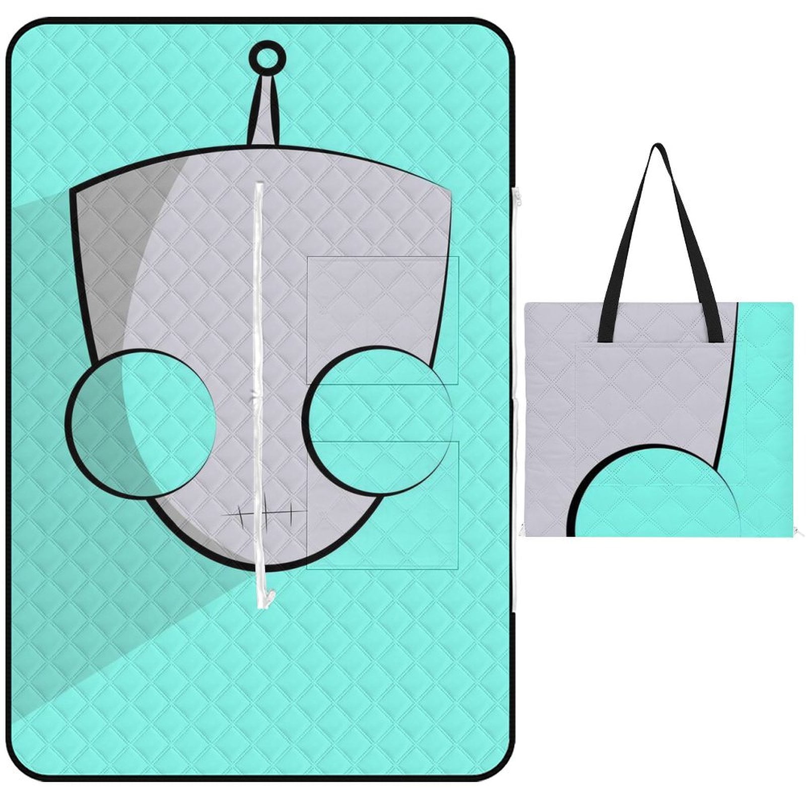 Invader Zim Planet Picnic Mat Sandproof Waterproof Foldable Portable ...