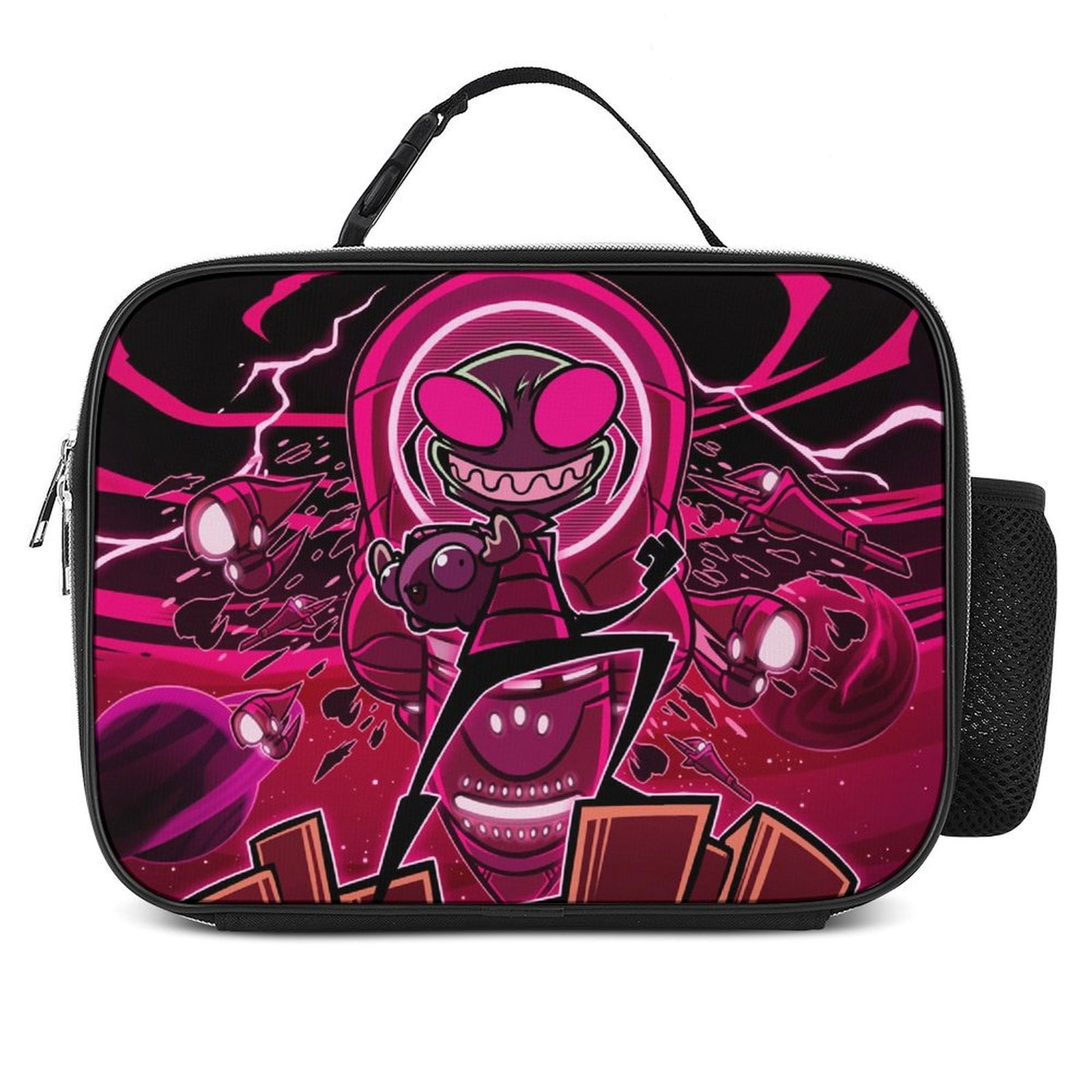 Invader Zim Portable Insulated Lunch Bag Lunch Box Bento Bag Picnic Bag ...