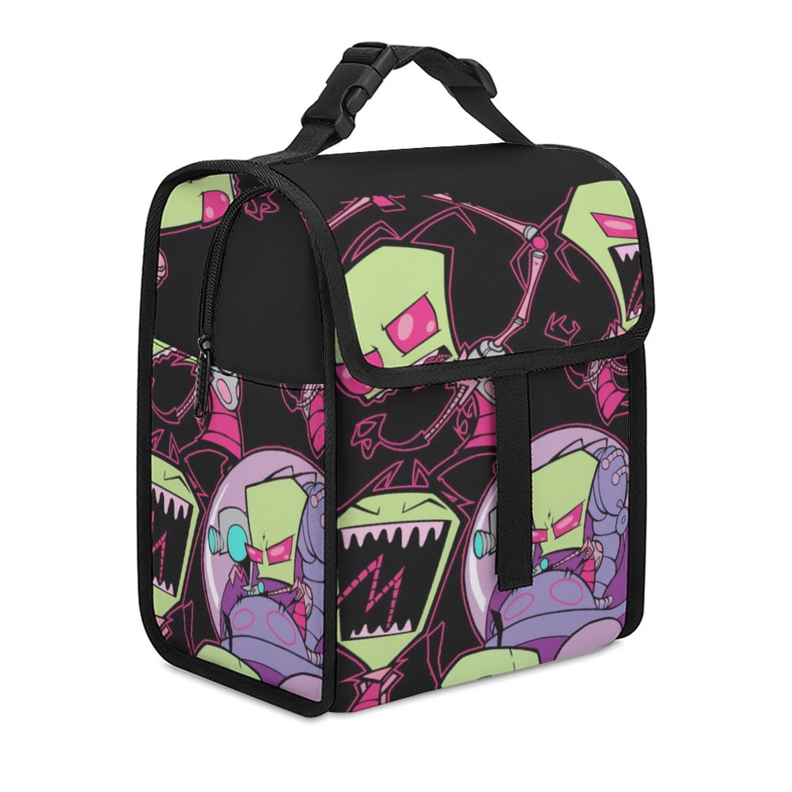 Invader Zim Portable Lunch Bag Insulated Lunchbag Lunch Box Leakproof ...