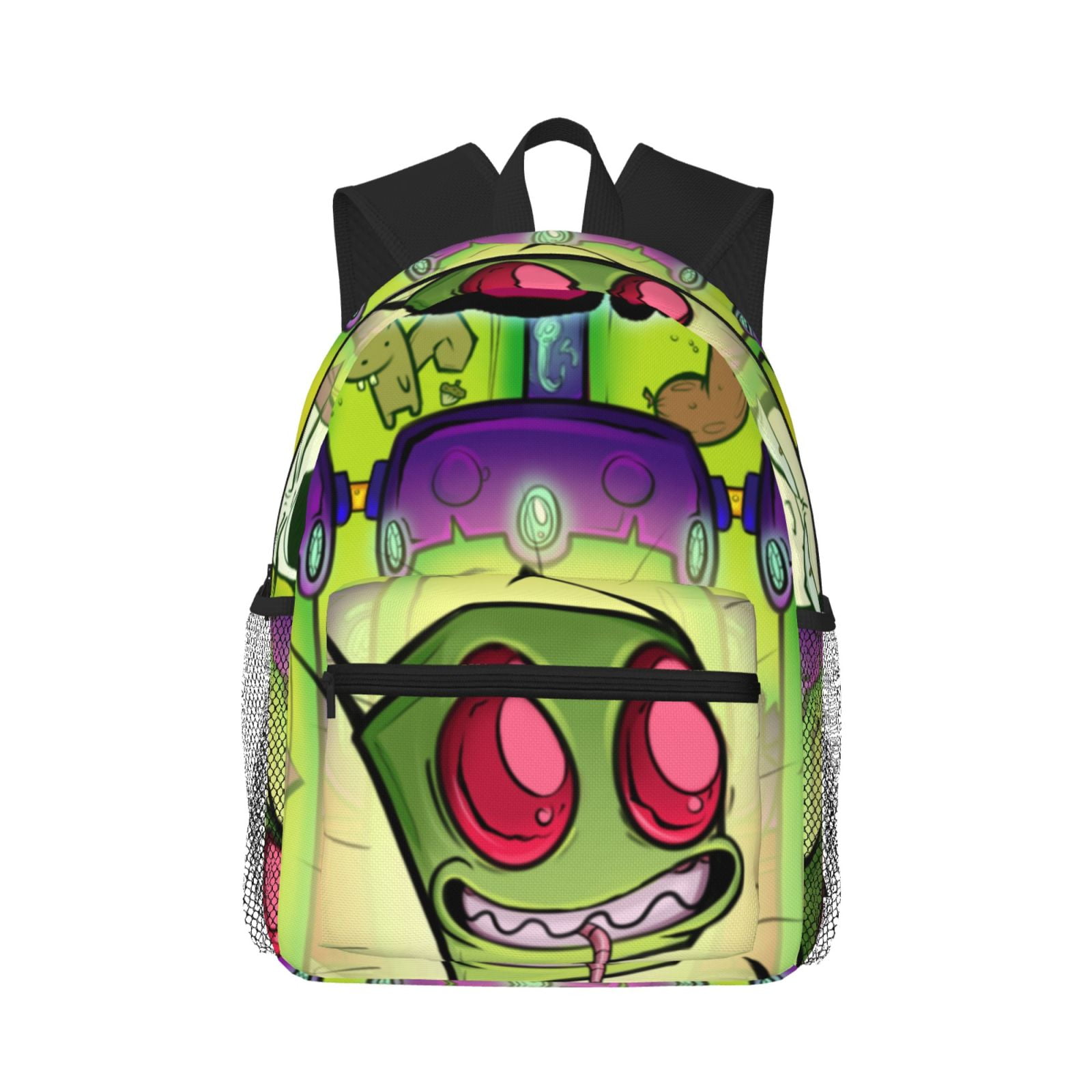 Invader Zim Poster Backpack Student Satchel Daypack Travel Shoulders ...