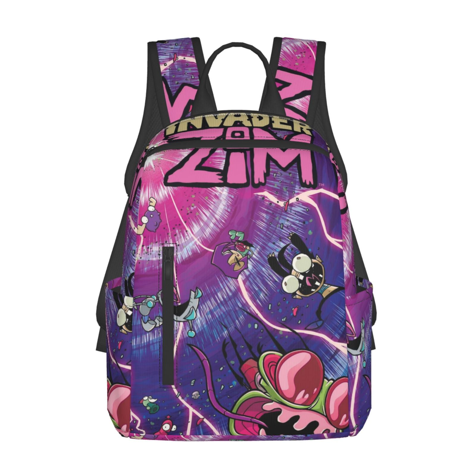 Invader Zim Poster Backpack Student School Bag Bookbag Satchel ...