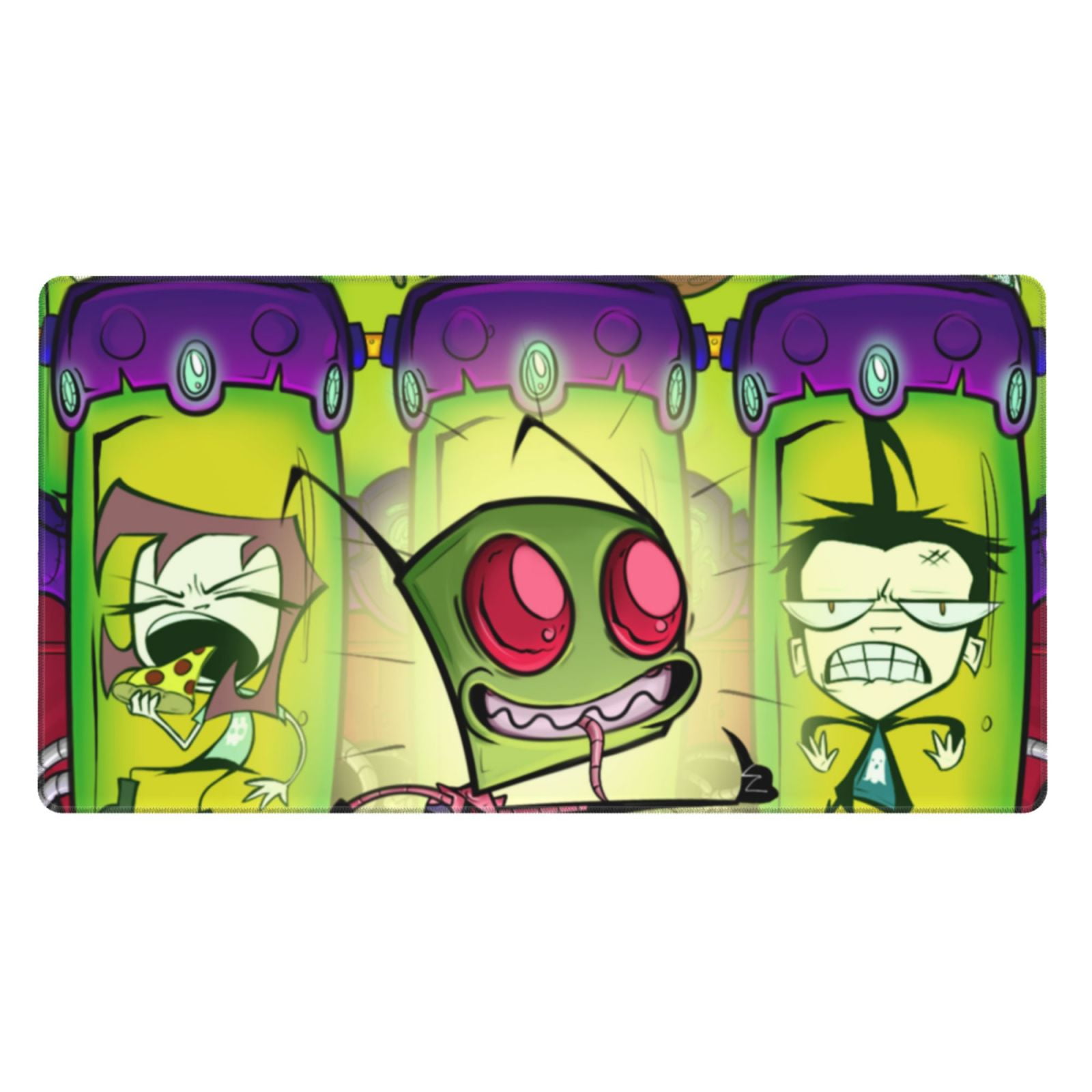 Invader Zim Poster Extended Gaming Mousepad Stitched Edge Mouse Pad 15. ...