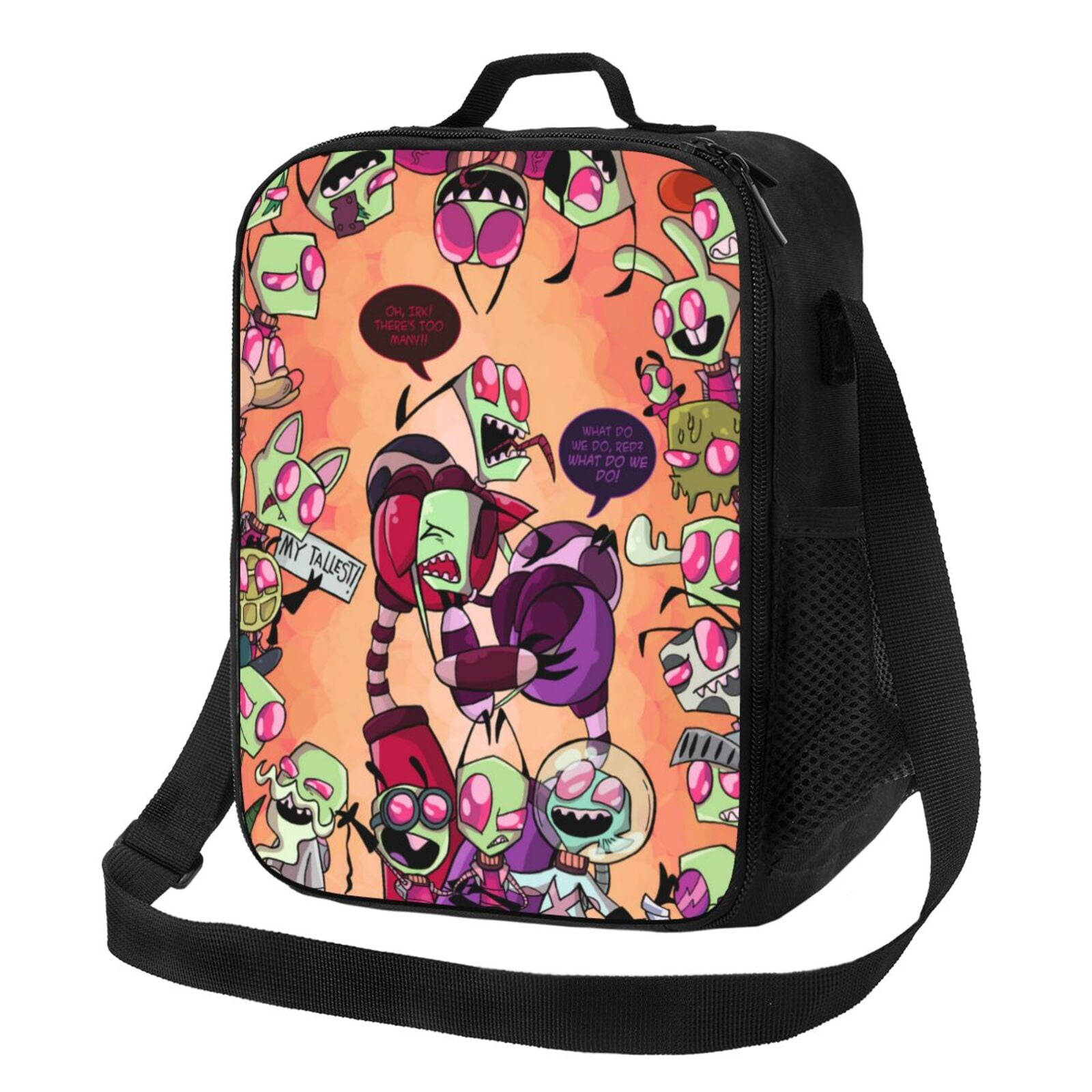Invader Zim Poster Insulated Lunch Bag Lunch Box Lightweight Durable ...