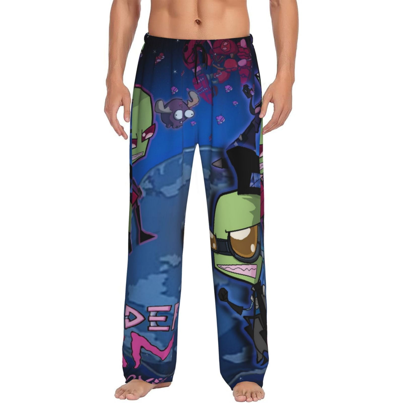 Invader Zim Poster Men's Pajama Pants With Pockets Lounge Fashion Cozy ...