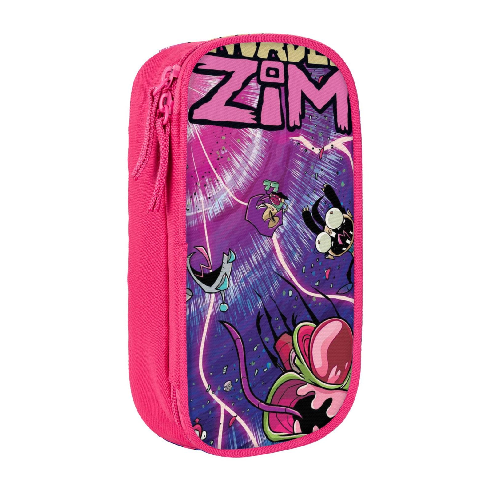 Invader Zim Poster Pencilcase Large Capacity Pencase Double-layer Pen ...