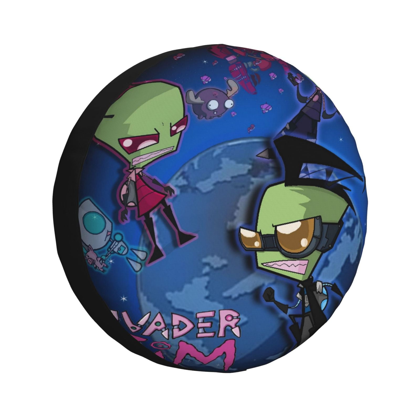 Invader Zim Poster Spare Tire Cover Waterproof Dust-Proof Universal ...