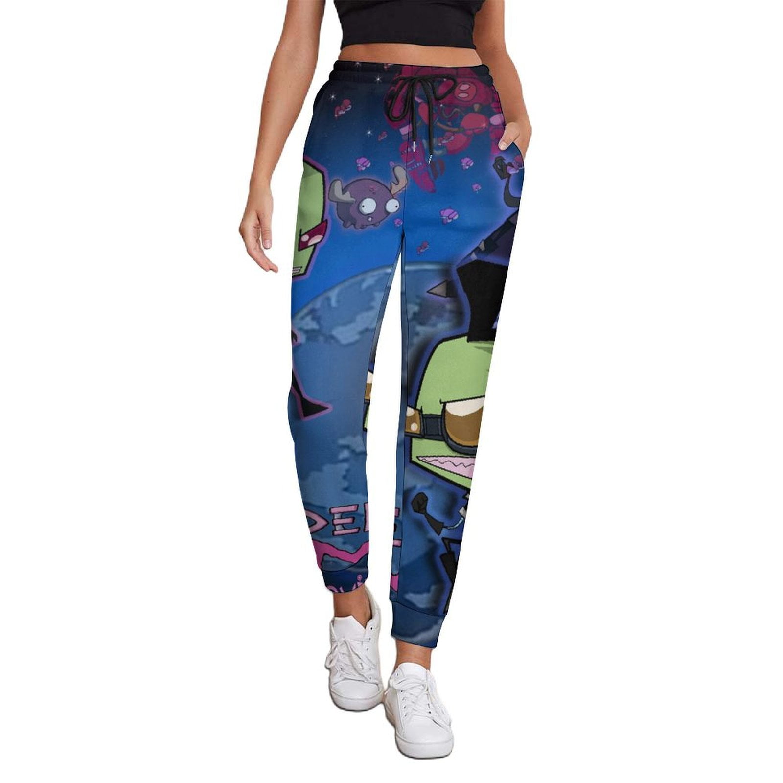 Invader Zim Poster Womens Sweatpants Joggers Pants Trousers Casual 3D ...