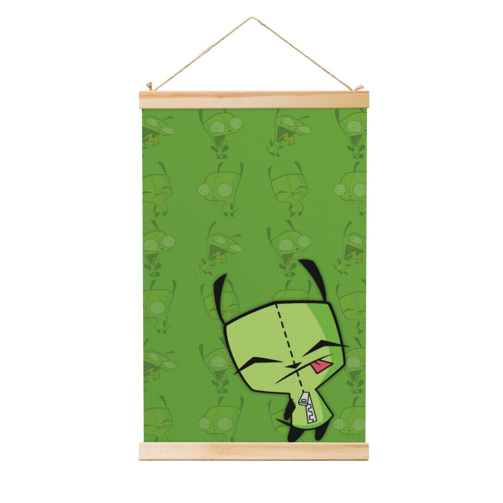 Invader Zim Posters Wall Hanging Wooden Shaft Poster Wall Art Aesthetic ...