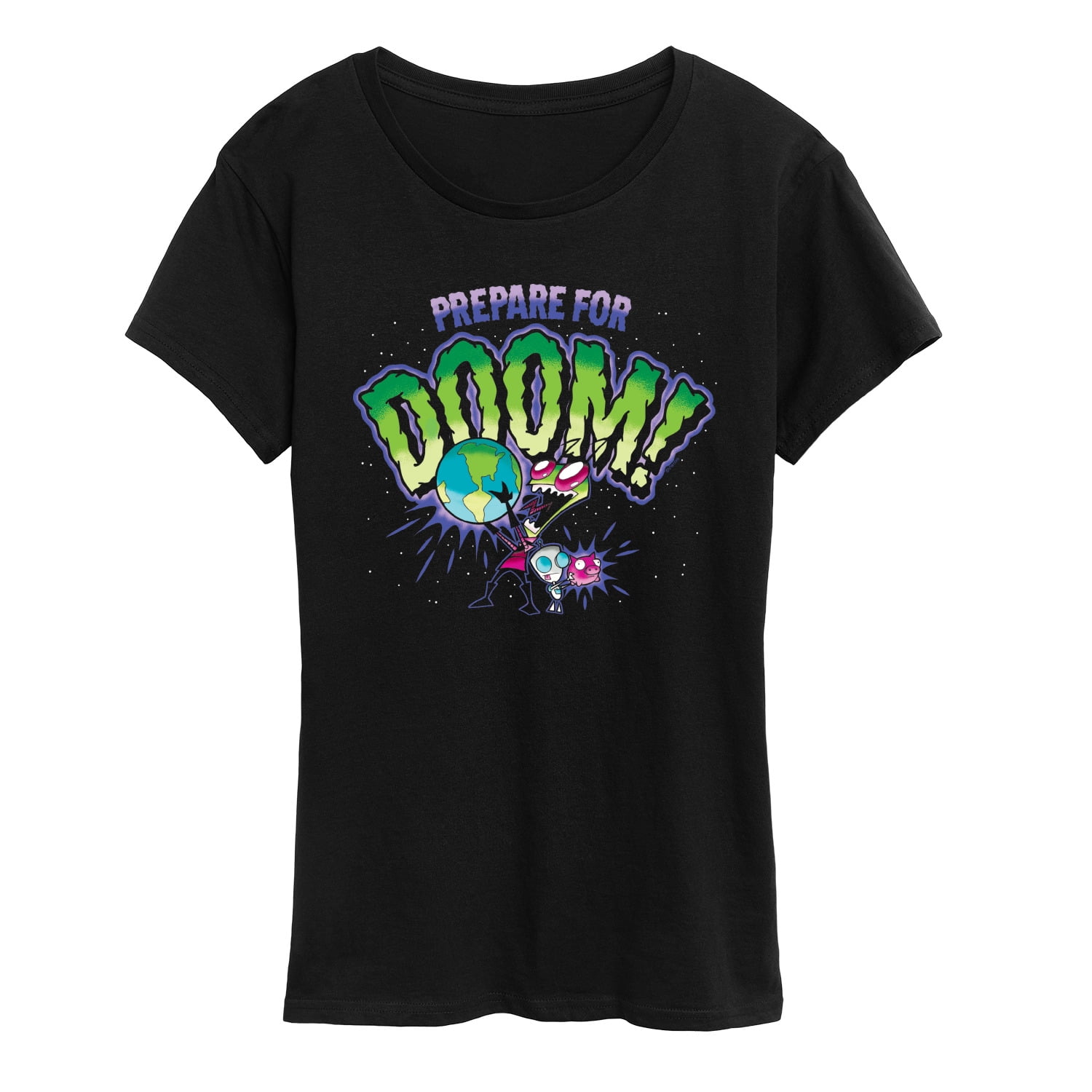 Invader Zim - Prepare For Doom - Women's Short Sleeve Graphic T-Shirt ...